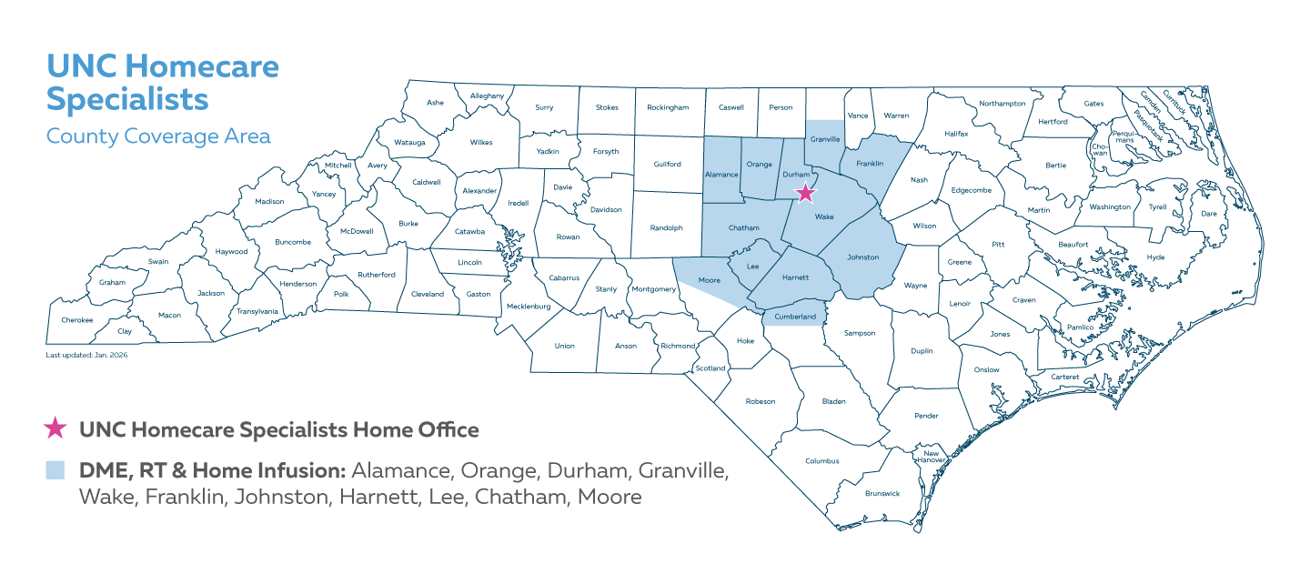 UNC Homecare Specialists | UNC Health | Central NC | UNC Health