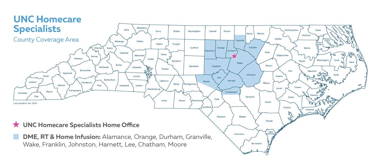 UNC Homecare Specialists | UNC Health | Central NC | UNC Health
